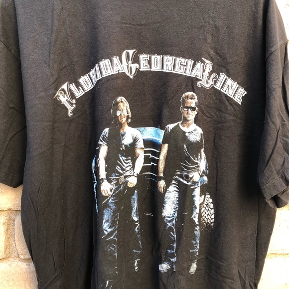 Tops | Nwot Florida Georgia Line Official Merch Concert T Shirt 213 ...